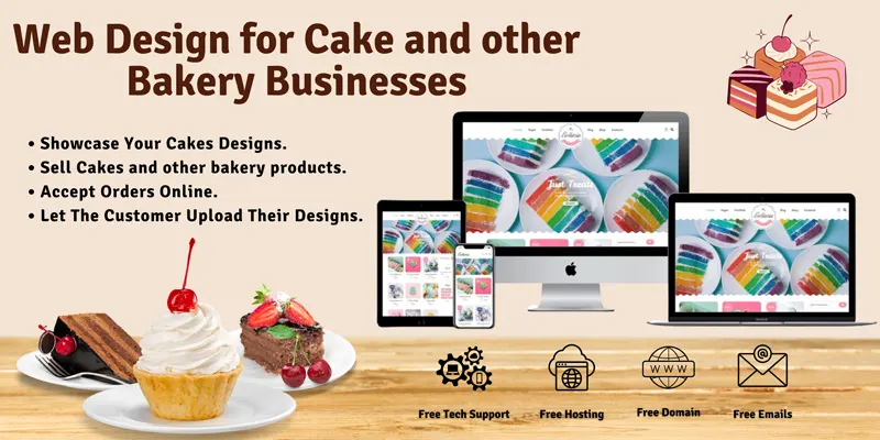 Web Design Packages for Cake Makers