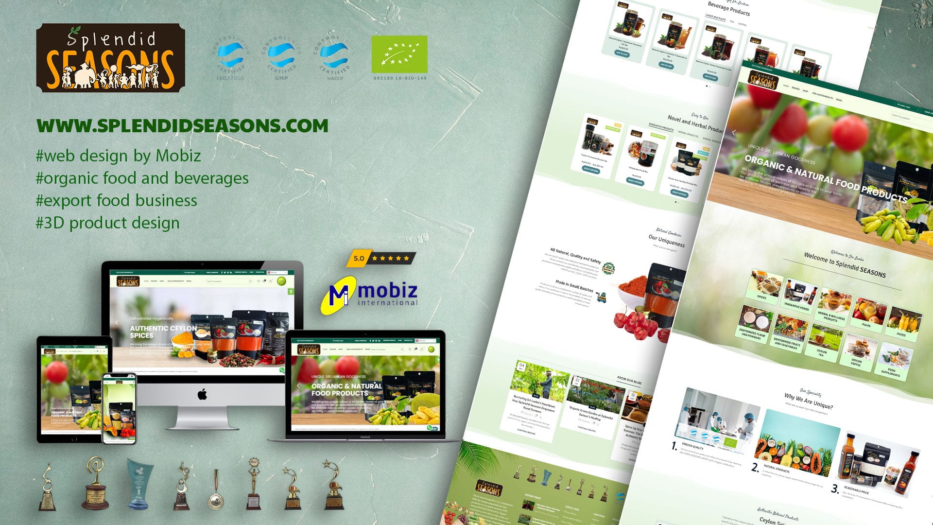 Organic food export company website SplendidSeasons.com is launched ...